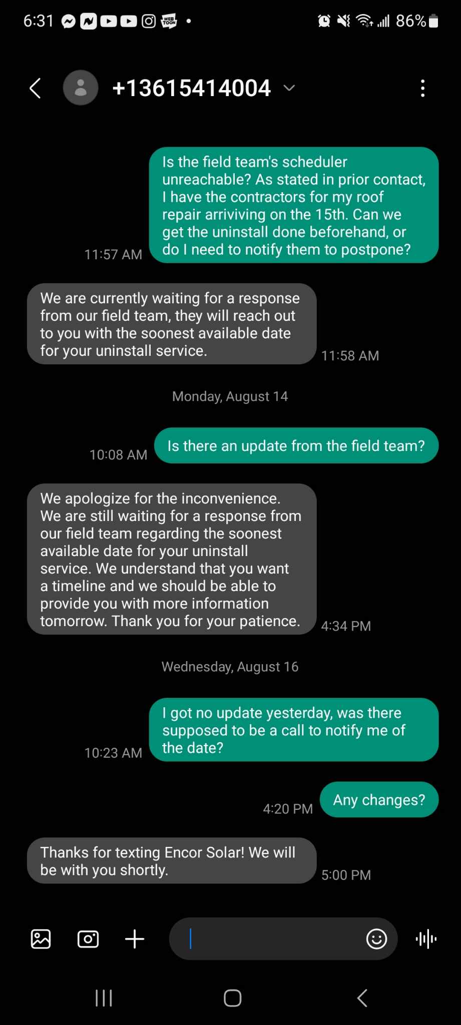 Encor Solar solar reviews, complaints, address & solar panels cost